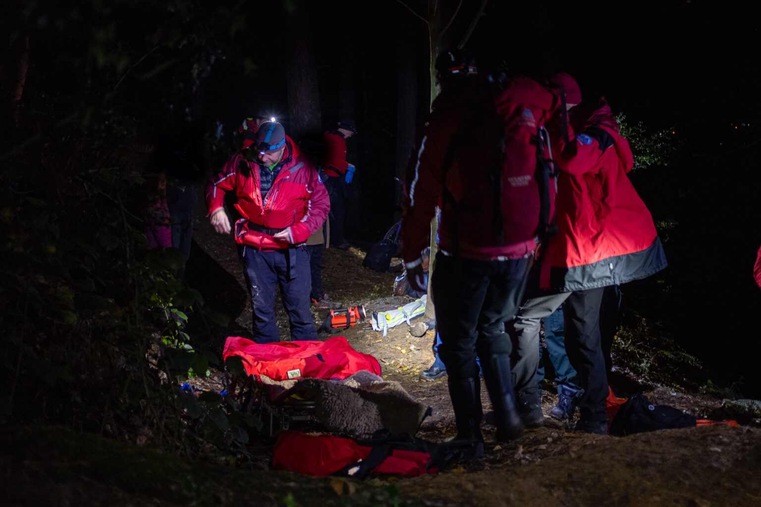 Ambulance assistance – Errington Woods – Cleveland Mountain Rescue